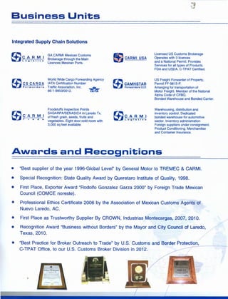 Carmi Logistics Brochure | PDF