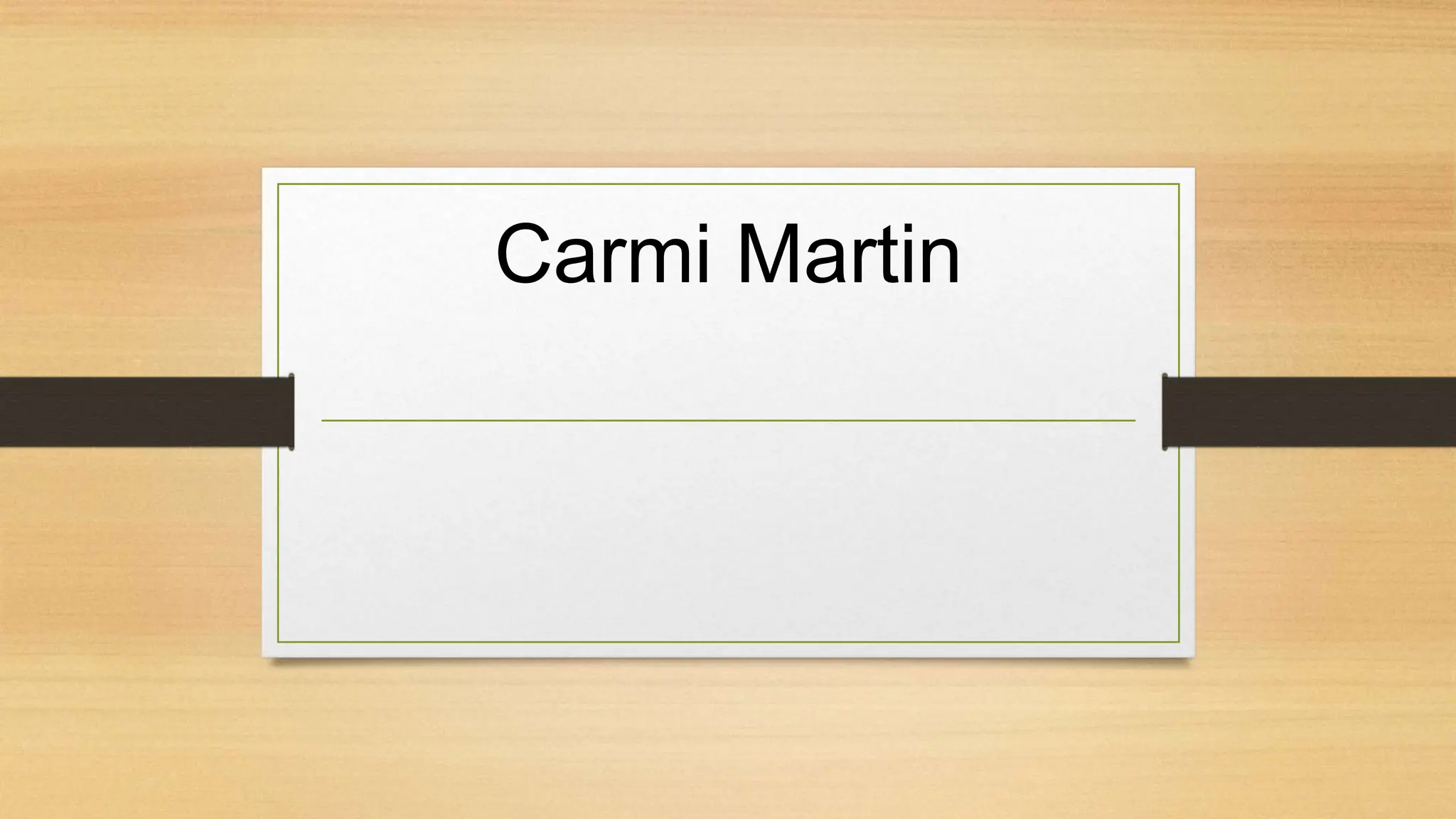 Carmi Martin Biography, early Life, Career, Filmography.pptx