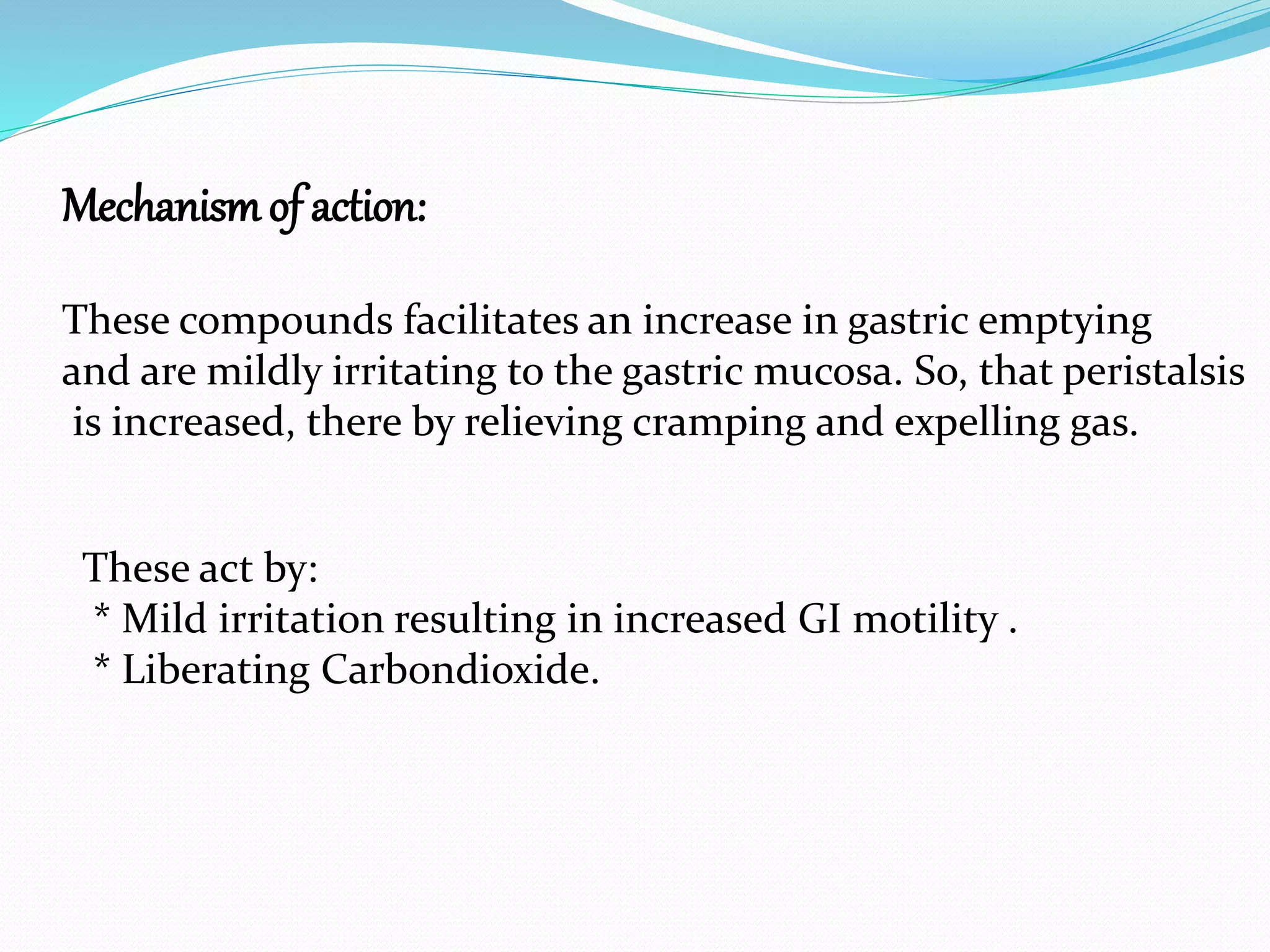 Carminative & demulcent | PPTX