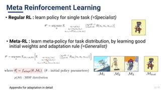 Unsupervised Curricula for Visual Meta Reinforcement Learning(CARML) | PPT