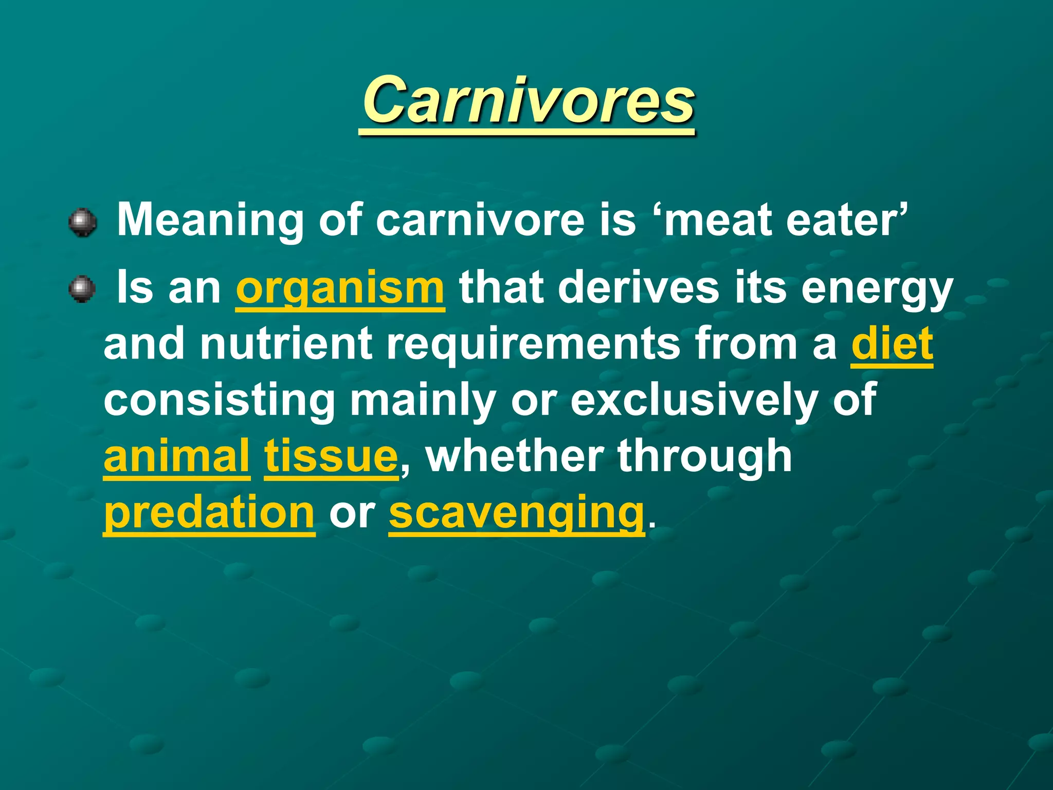 Root Word --> CARN | PDF