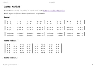 Carnatic jantai varisai | PDF