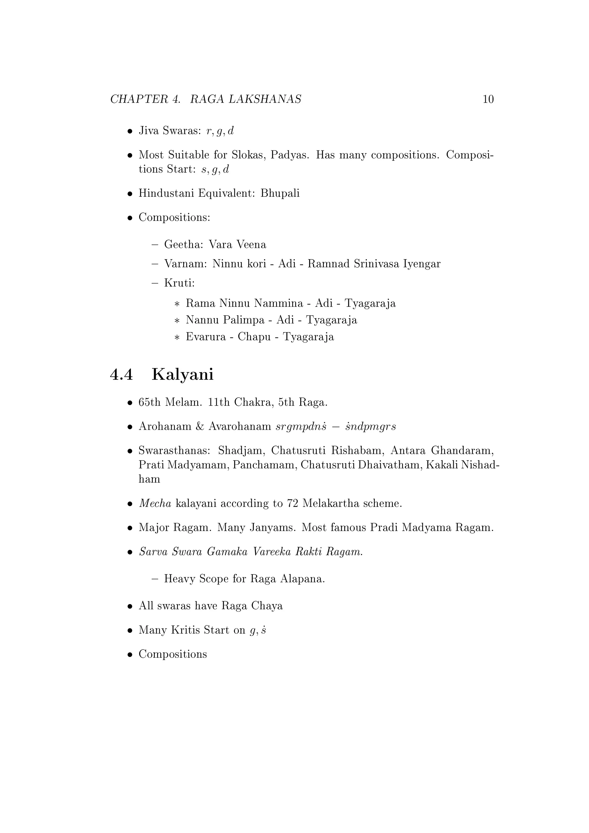 Carnatic music theory_notes_year_2 | PDF