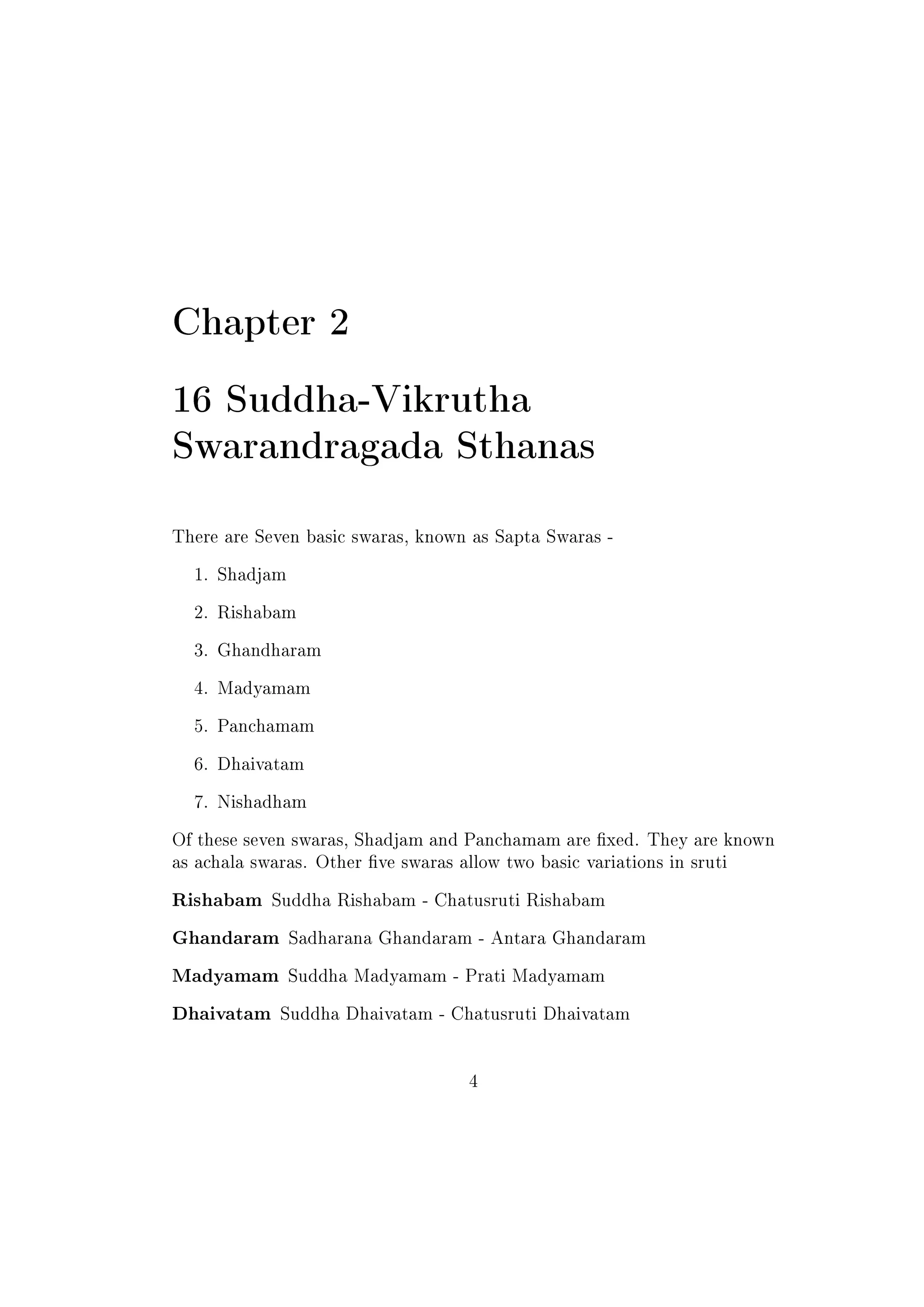 Carnatic music theory_notes_year_2 | PDF