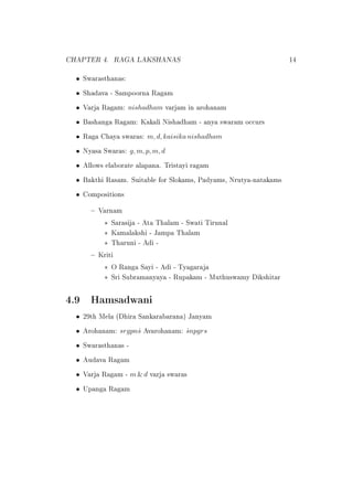 Carnatic music theory_notes_year_2 | PDF