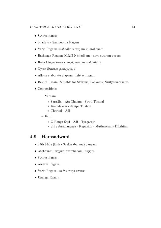 Carnatic music theory_notes_year_2 | PDF