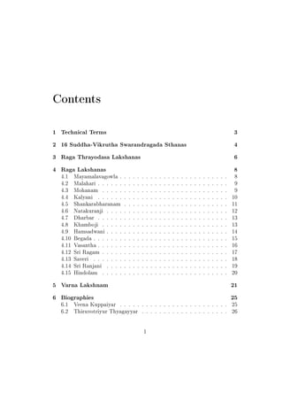 Carnatic music theory_notes_year_2 | PDF