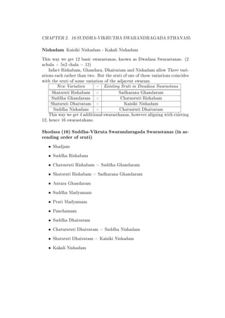 Carnatic music theory_notes_year_2 | PDF