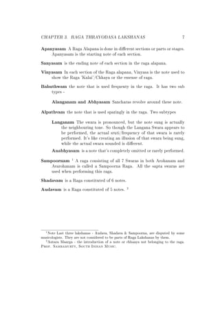 Carnatic music theory_notes_year_2 | PDF