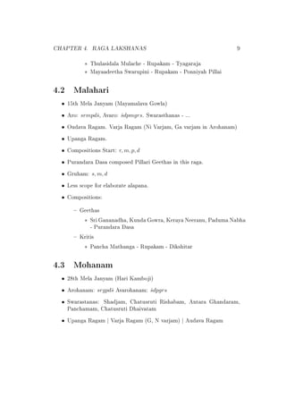 Carnatic music theory_notes_year_2 | PDF