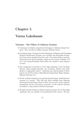 Carnatic music theory_notes_year_2 | PDF
