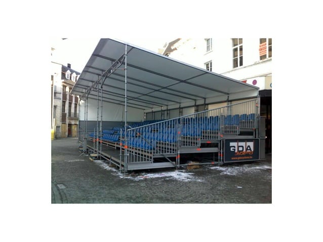 Overdekte tribunes Layher EV systeem | PPT