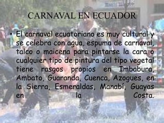 Carnaval en ecuador | PPT