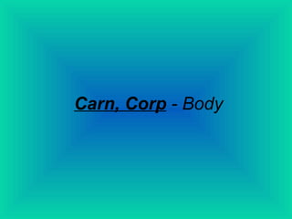Carn, Corp CARA | PPT