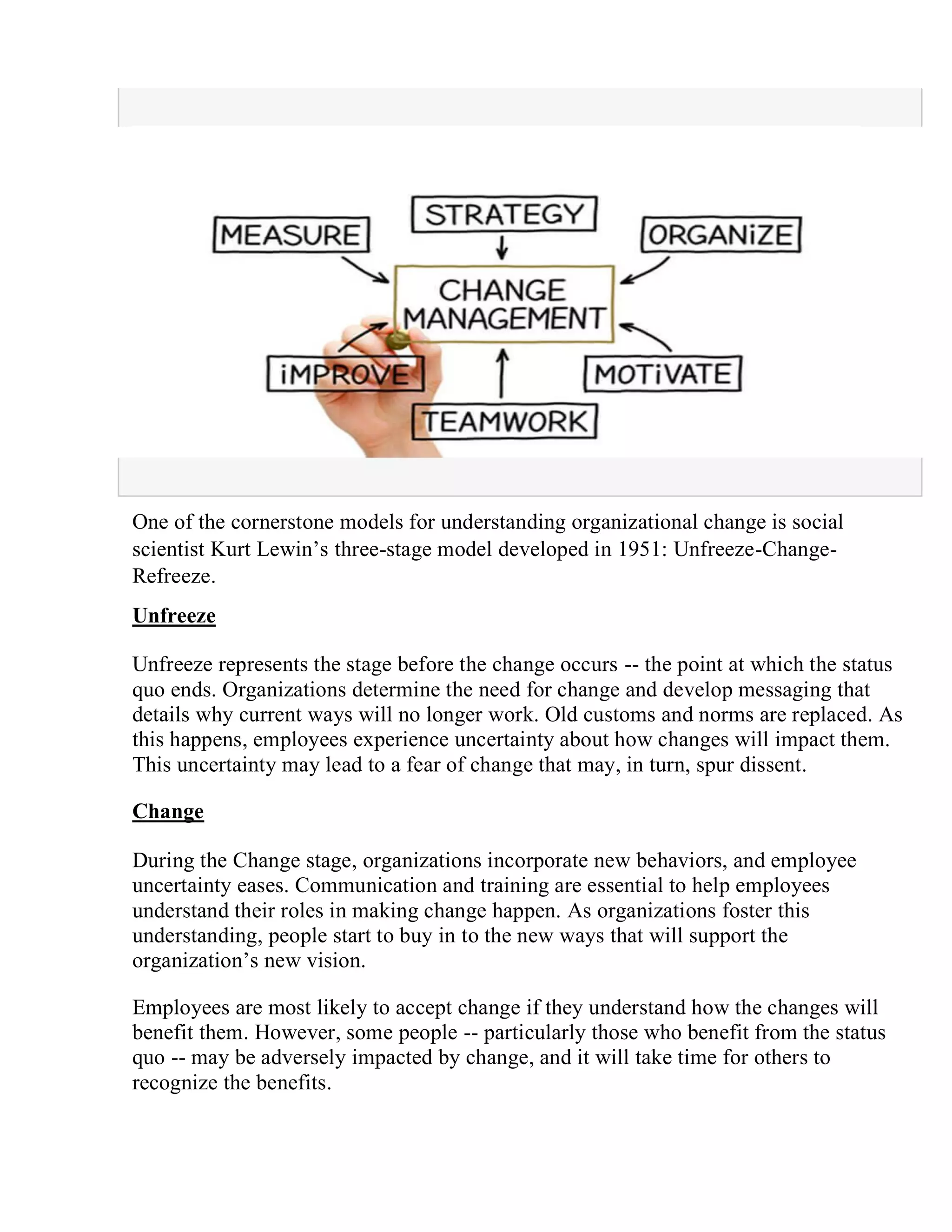 Carnegie school theory of organizational change | PDF