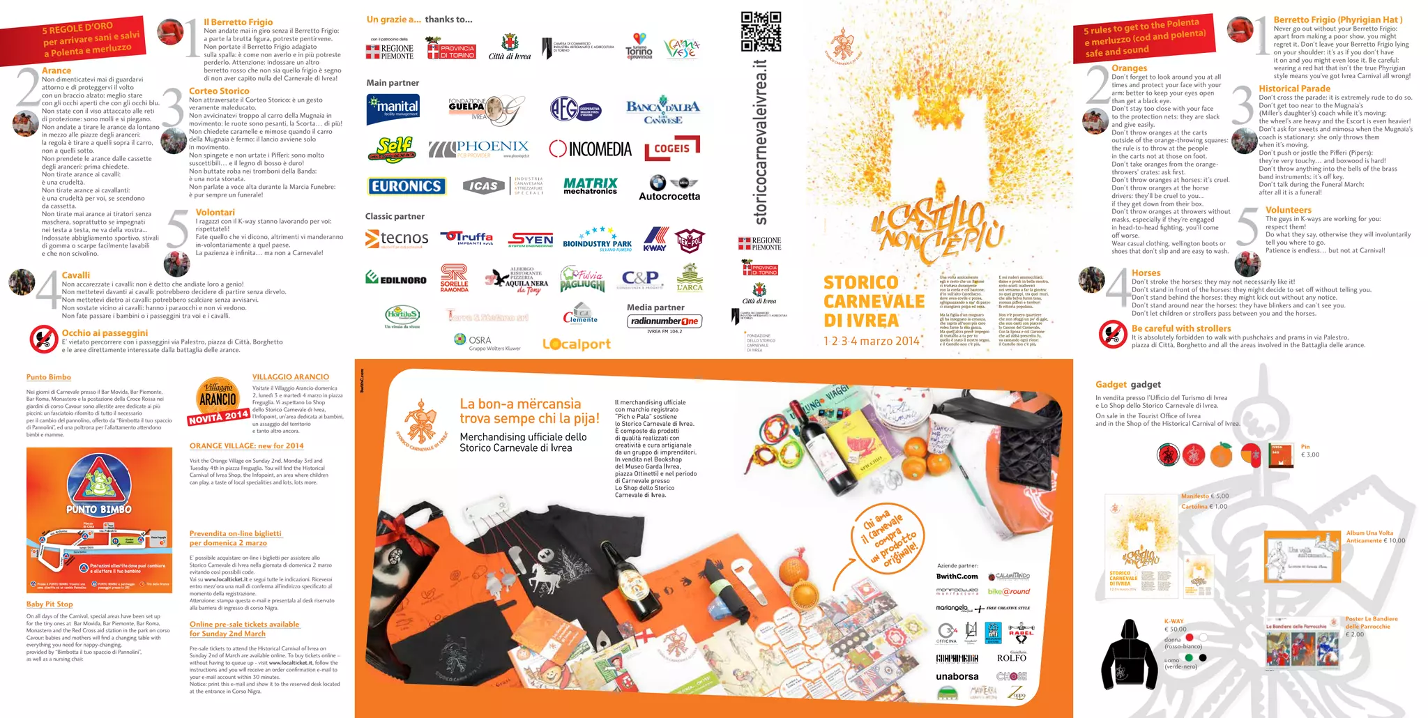 Il programma 2014 del Carnevale di Ivrea | PDF