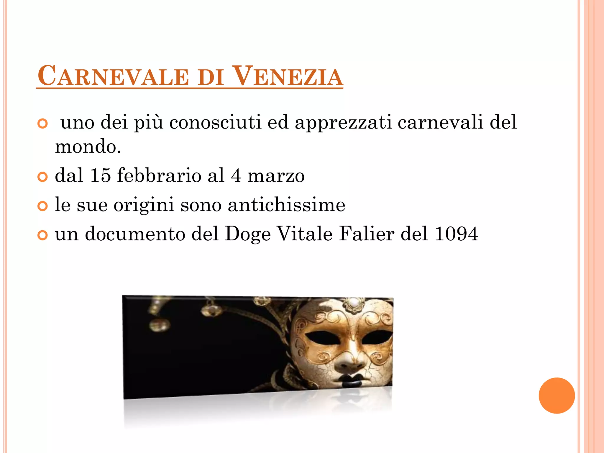 Carnevale di venezia | PPTX