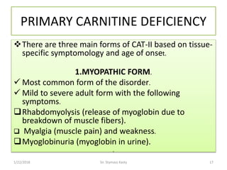LIPID METABOLISM DISORDERS | PPTX