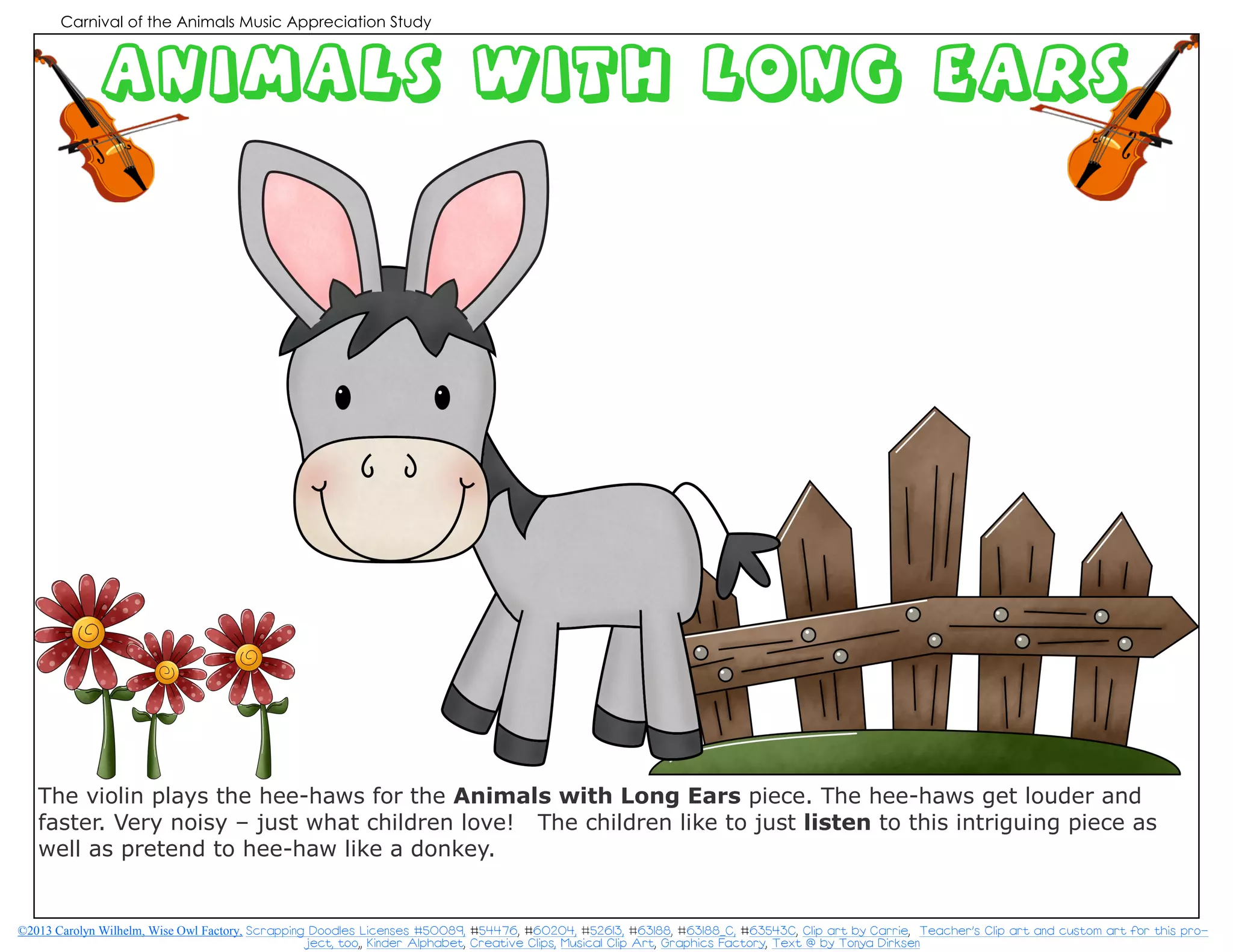 Carnival of-the-animals copy | PDF
