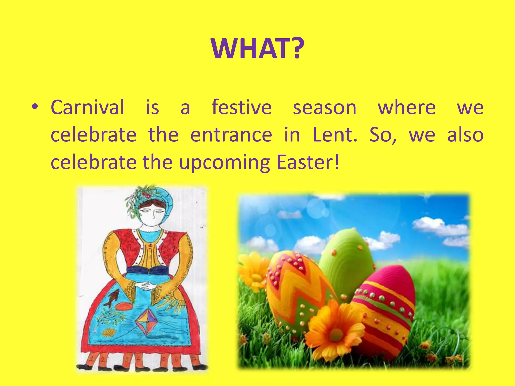 Carnival celebration | PPTX