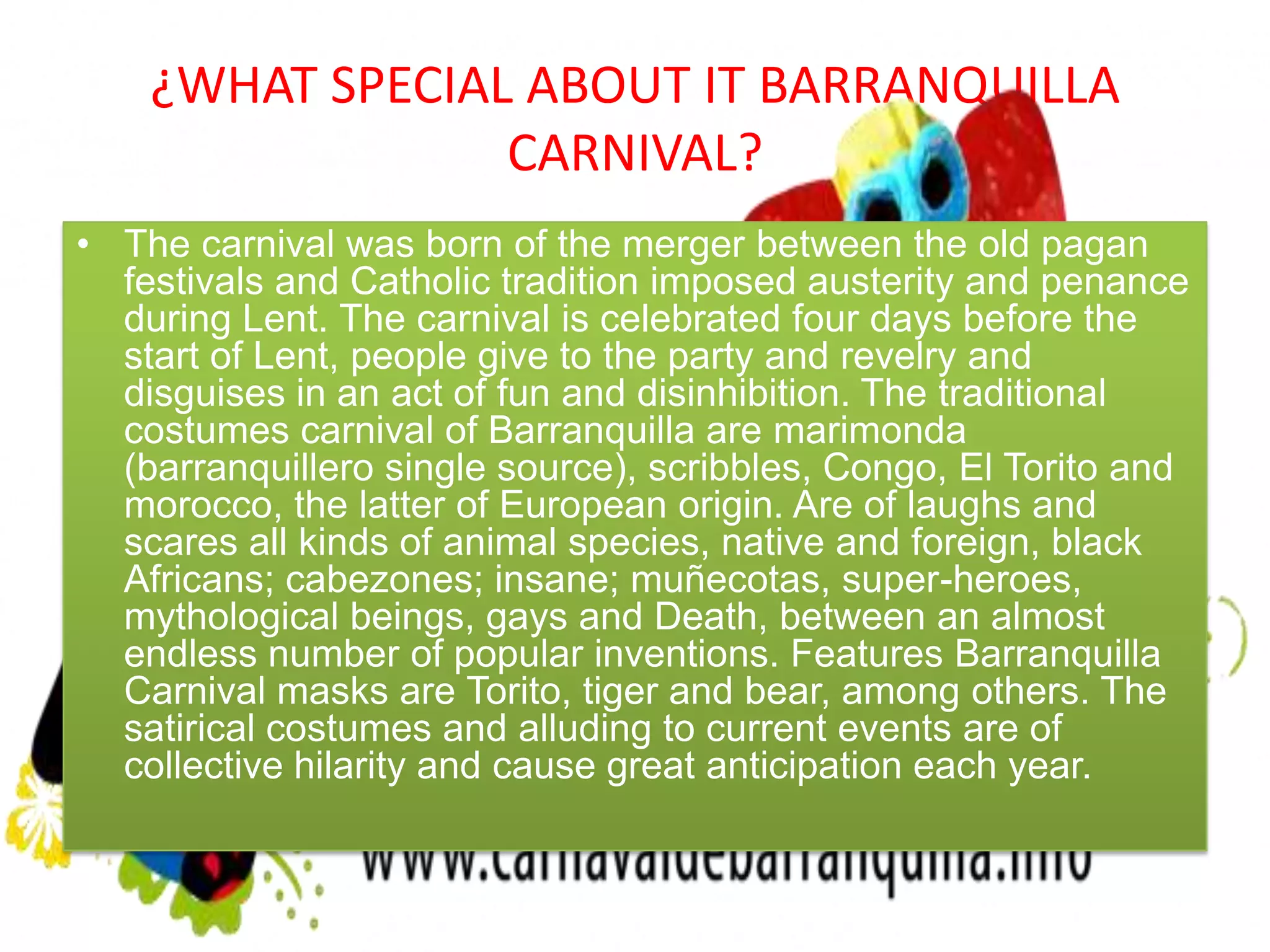 Carnival of Barranquilla | PPTX