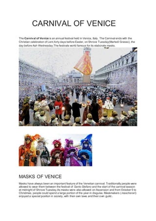 Carnivalofvenice | DOCX