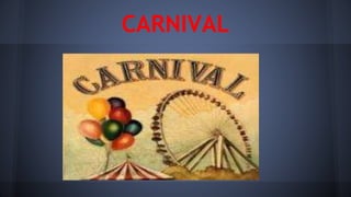 Carnival vocabulary | PPTX