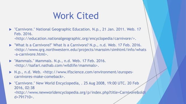 Carnivores | PPT