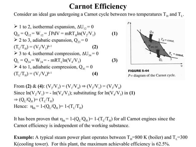 carnot cycle.ppt basic thermodynamics... | PPT | Physics | Science