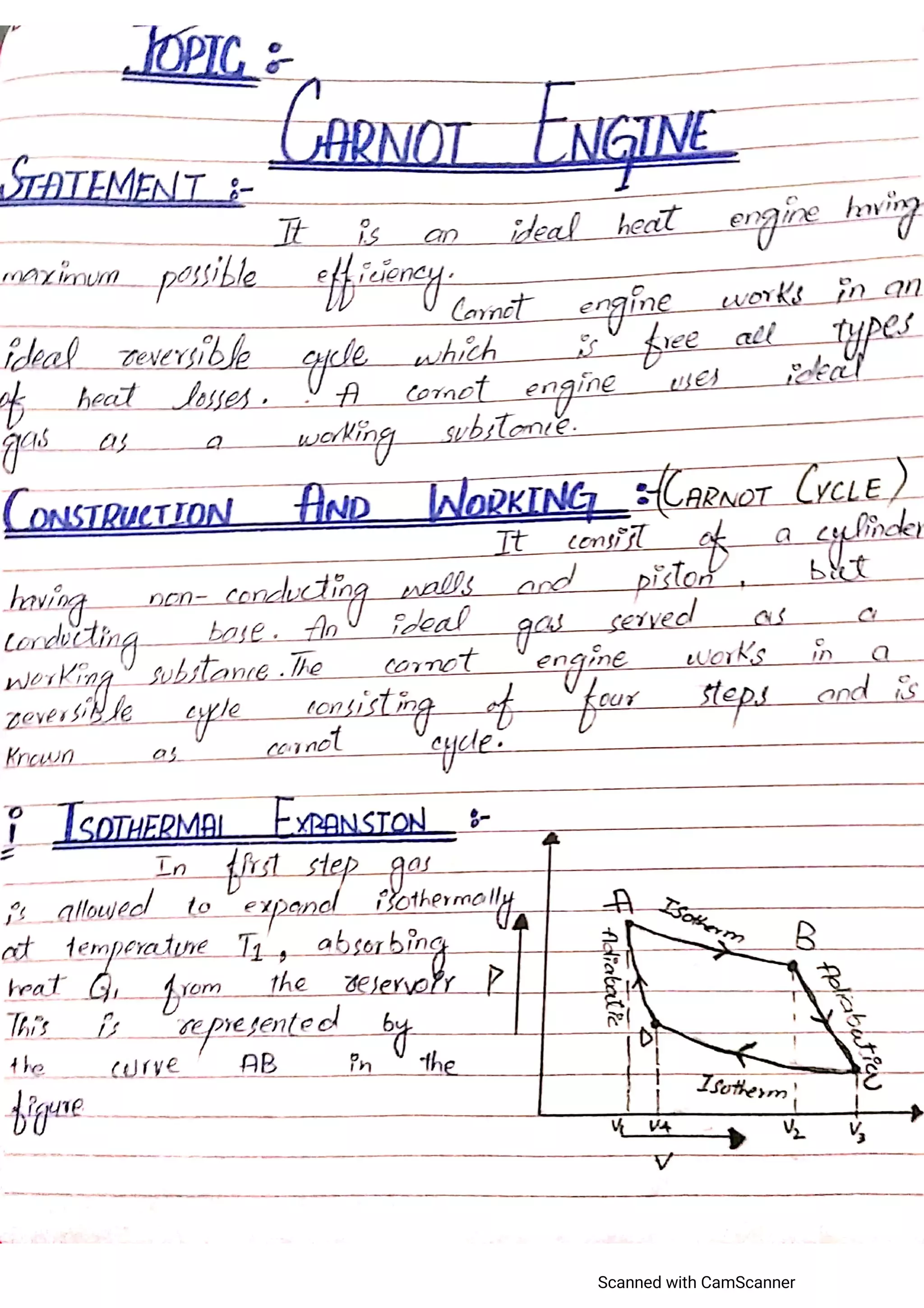 Carnot engine | PDF | Physics | Science