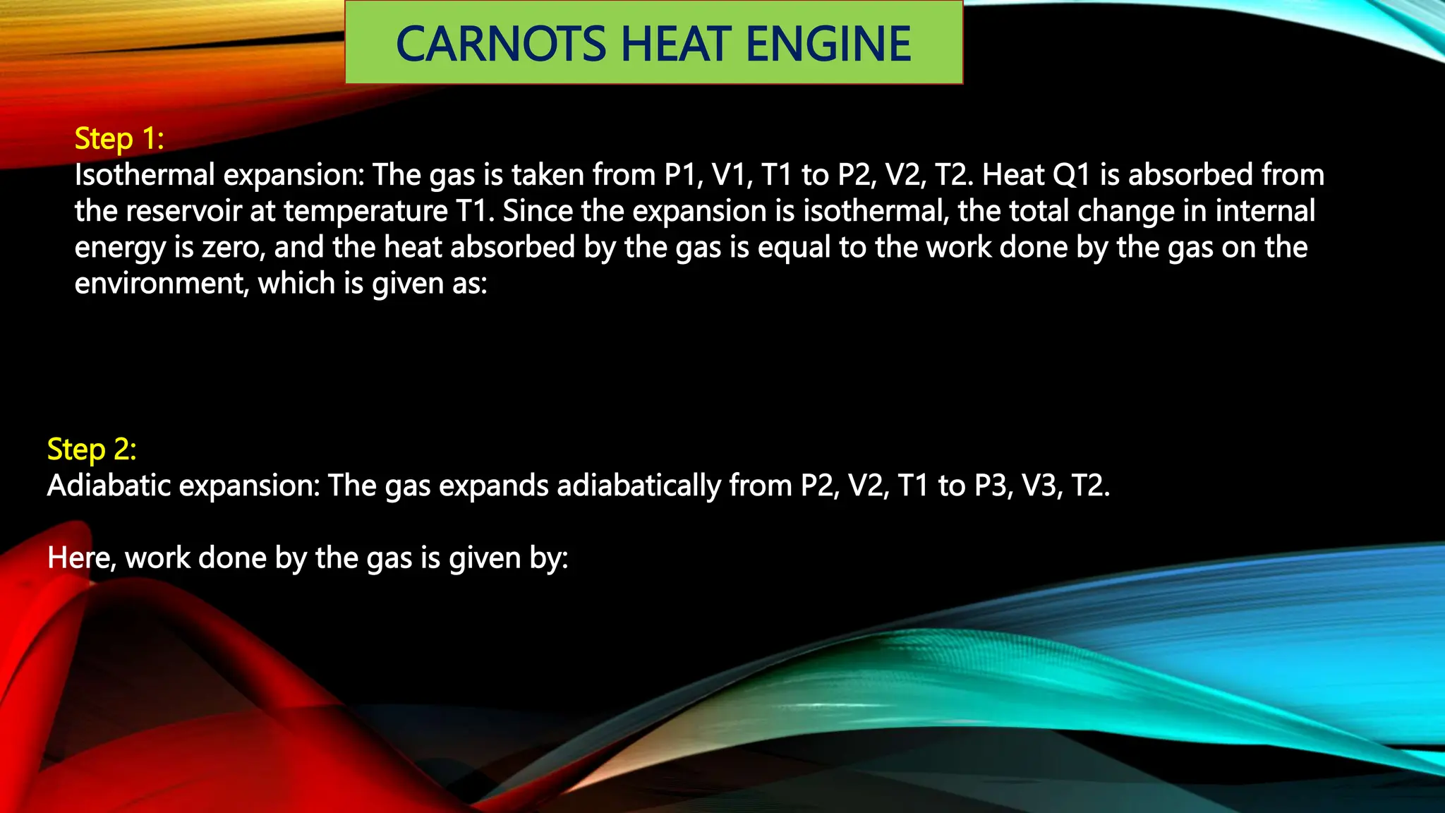 CARNOT ENGINE tsh .pptx | Physics | Science
