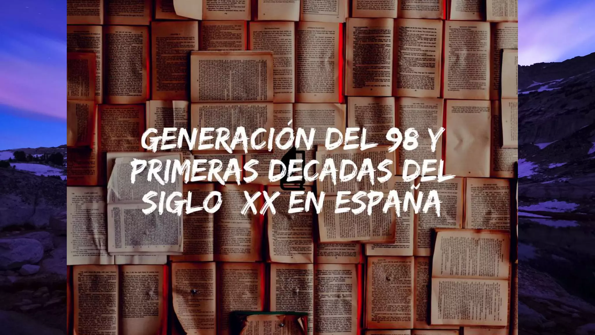 Generacion del 98 | PPT
