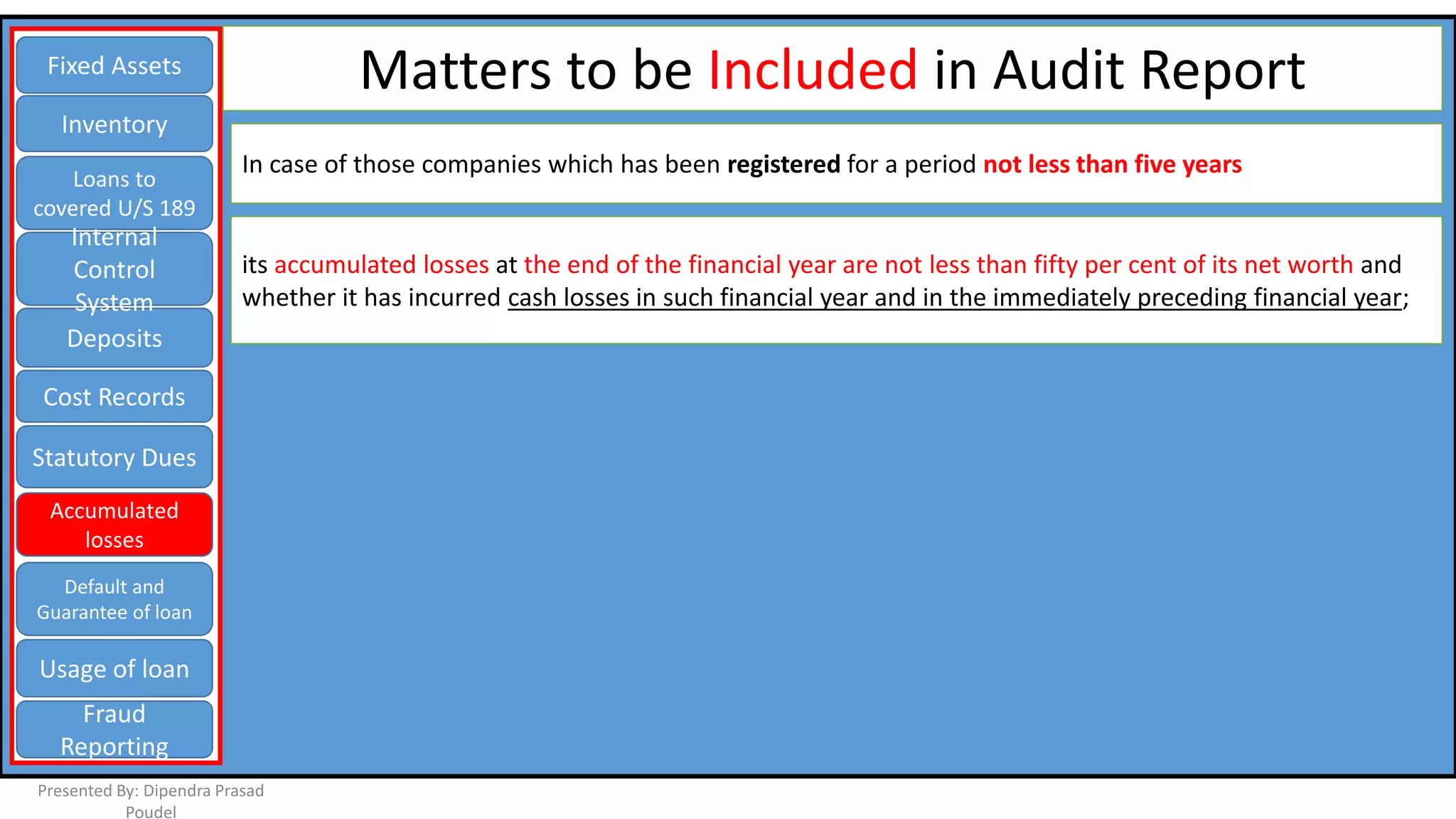 Companies (Auditor's Report) Order 2015 (CARO 2015) | PPTX