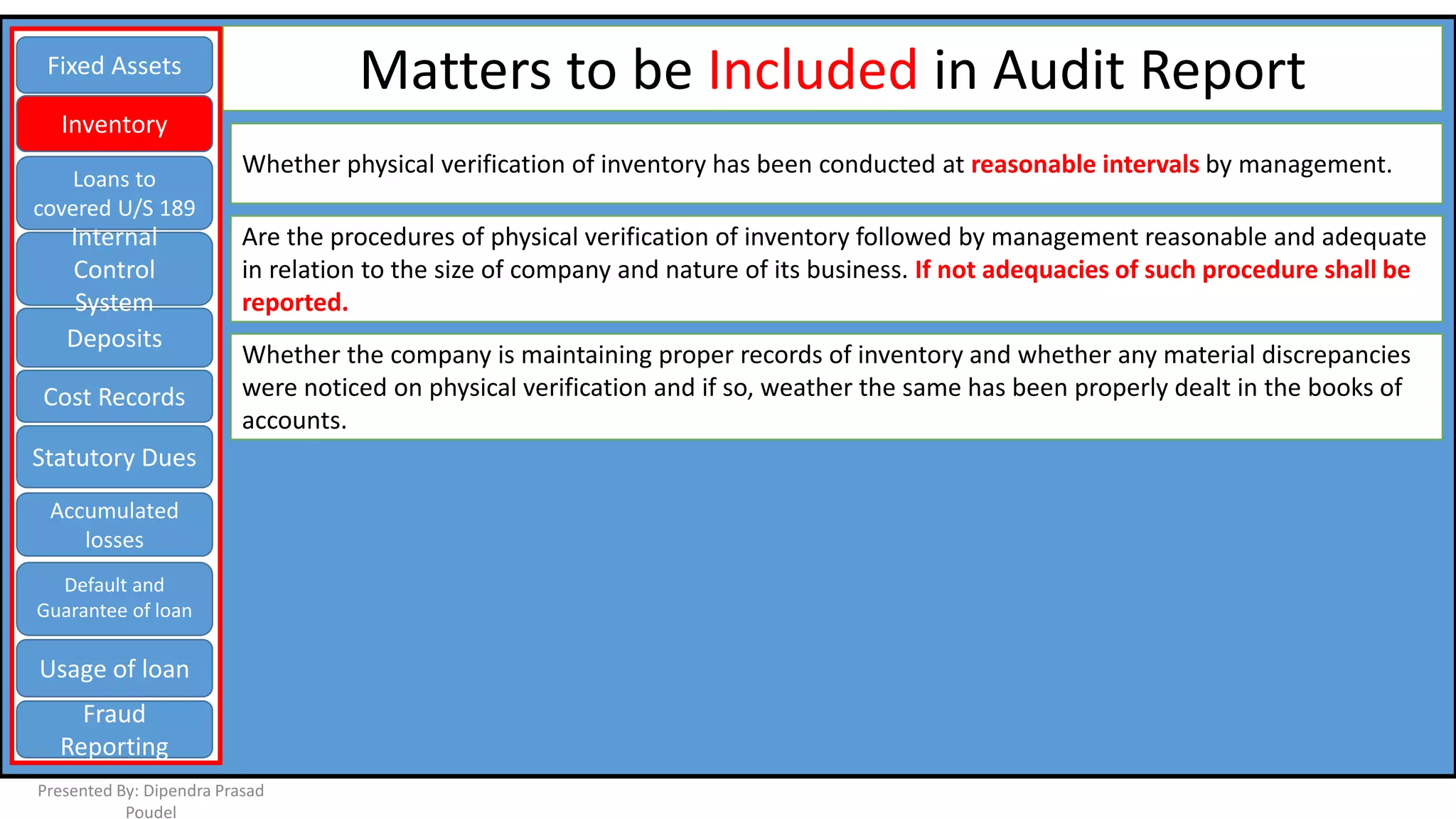 Companies (Auditor's Report) Order 2015 (CARO 2015) | PPTX