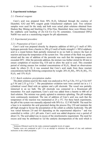 caro acid owusu1998 metode for maked acid | PDF