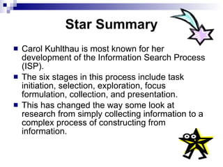 Carol Kuhlthau | PPT