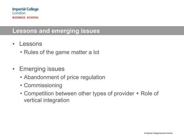 Carol Propper: Is competition a force for good in hospitals? | PPT