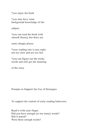 Carol Bennett, WRESA 1What is Balanced Literacy• It i.docx