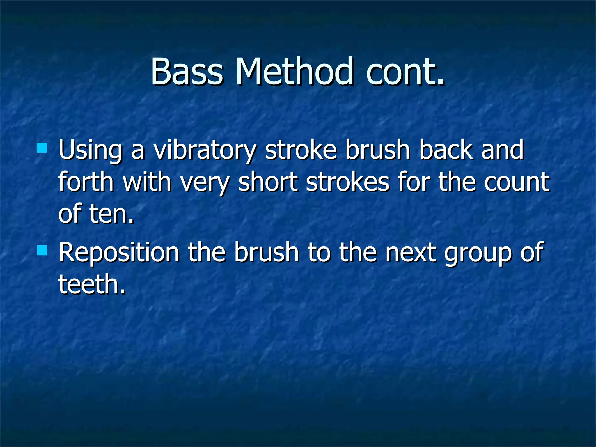 tooth brushing techniques | PPT