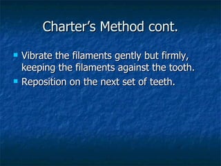 tooth brushing techniques | PPT