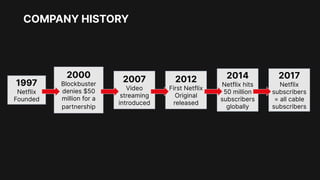 Company Presentation - Netflix | PDF