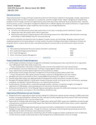 Carol grojean resume | PDF