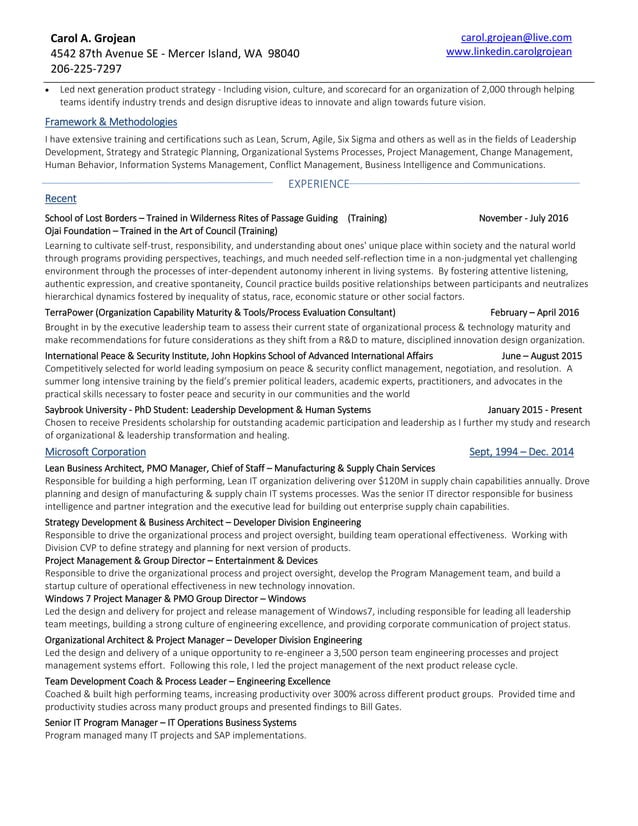 Carol grojean resume | PDF
