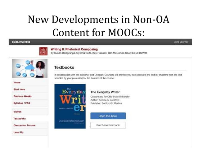 MOOC Panel, Meredith Schwartz, Library Journal | PPT