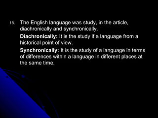 Language History | PPT