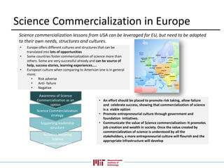 Dr. Carolina Garcia Rizo: Commercializing Innovative Technologies: The US Perspective ...