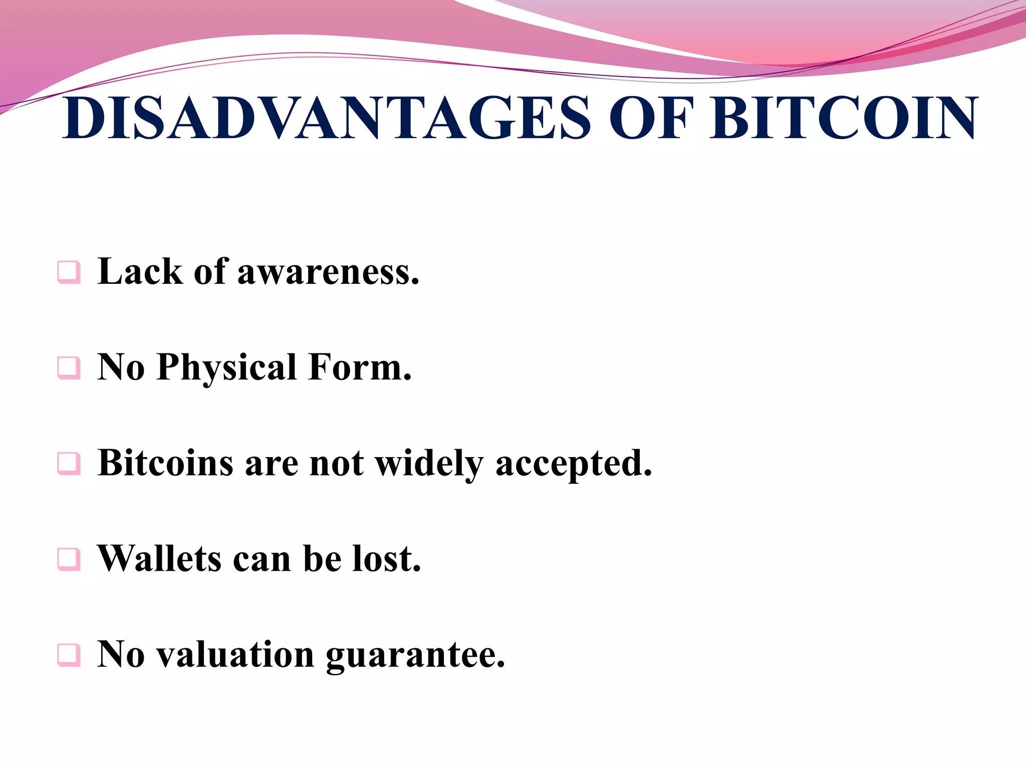 BITCOIN TECHNOLOGY AND ITS USES | PPTX