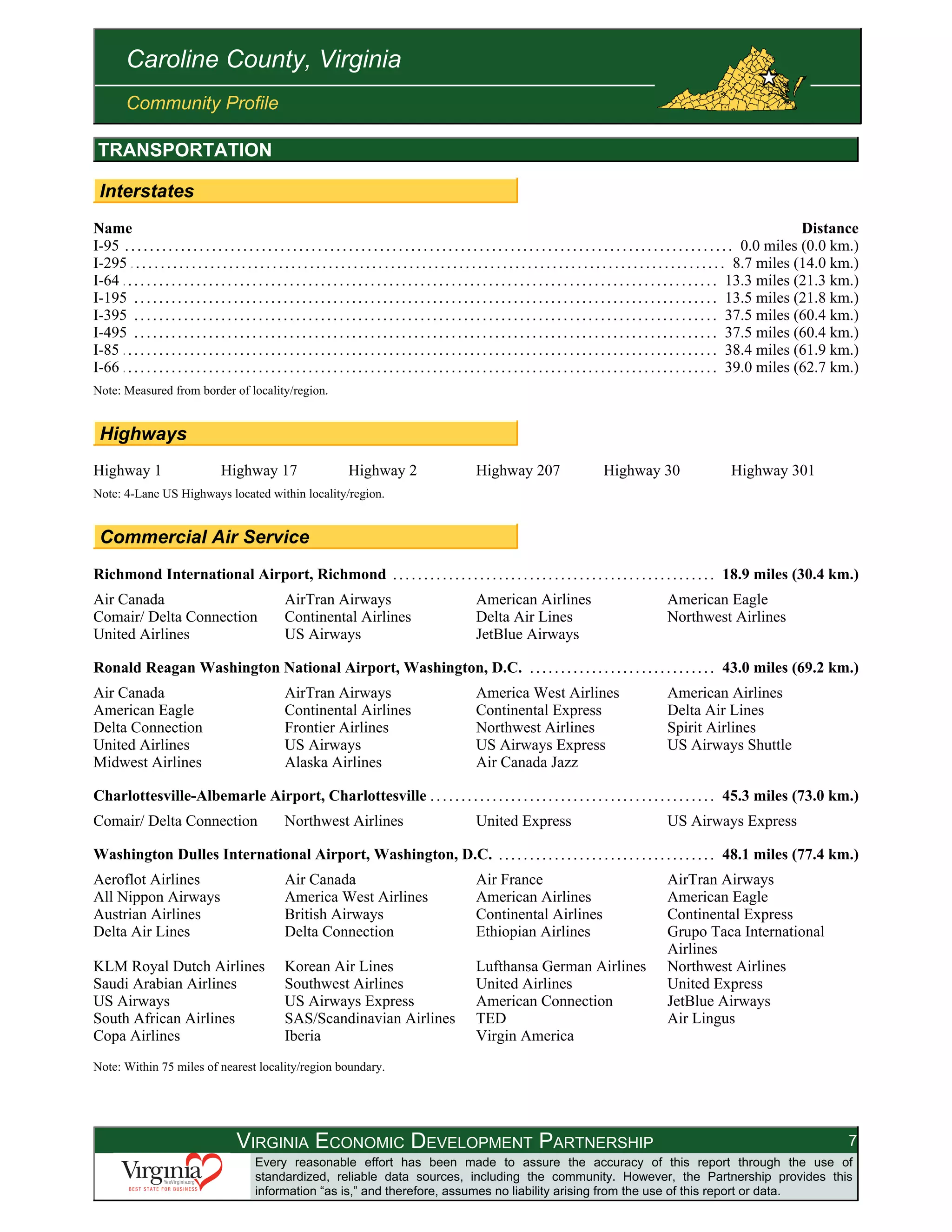 Information about Caroline Virginia | PDF