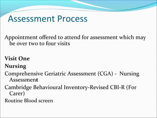 Memory Assessment & Support Clinic | PPT