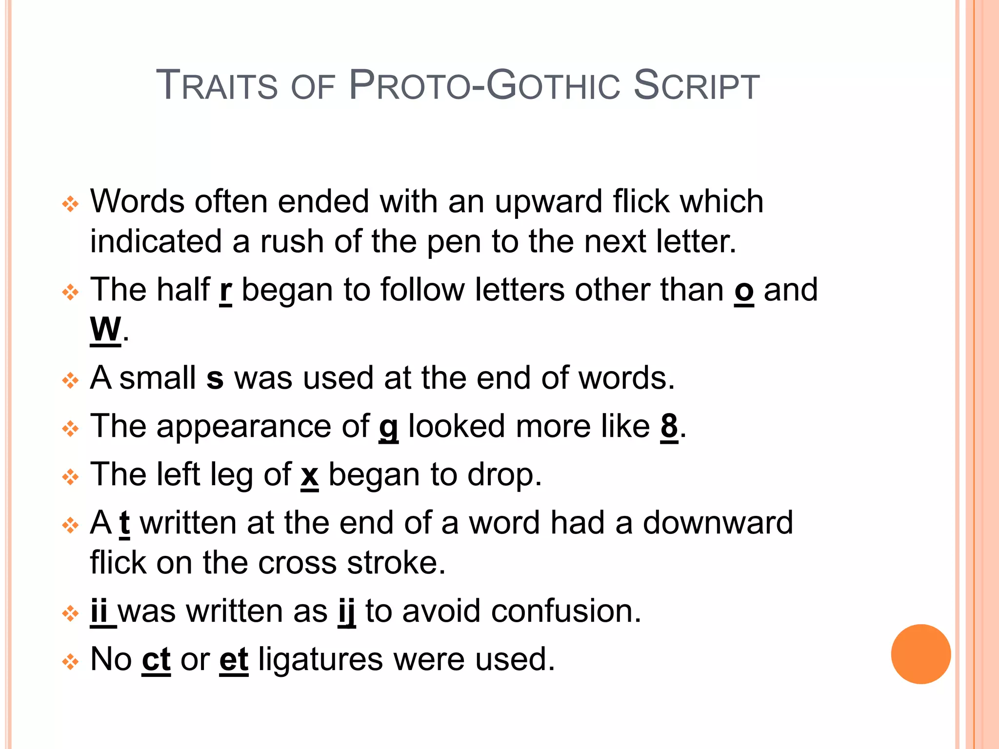Carolingian and Gothic script | PPTX | Genealogy and Ancestry | Hobbies ...